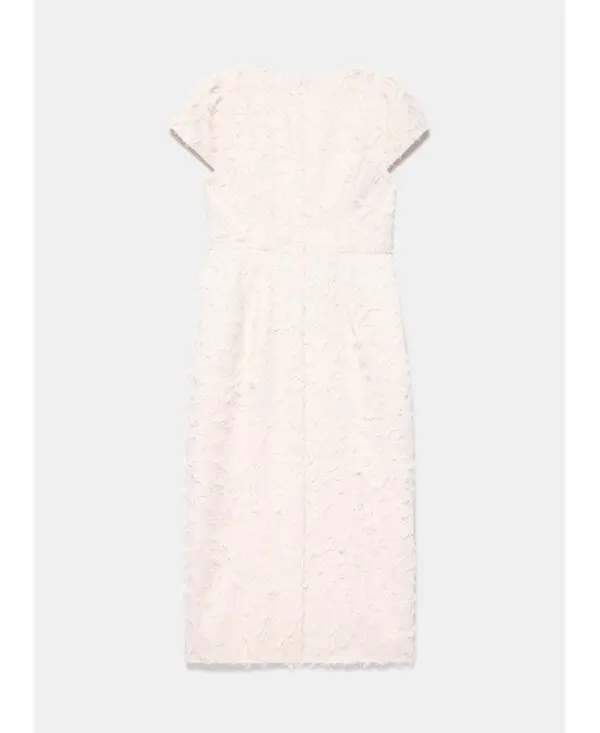 Mint Velvet Embellished Jacquard Midi Dress