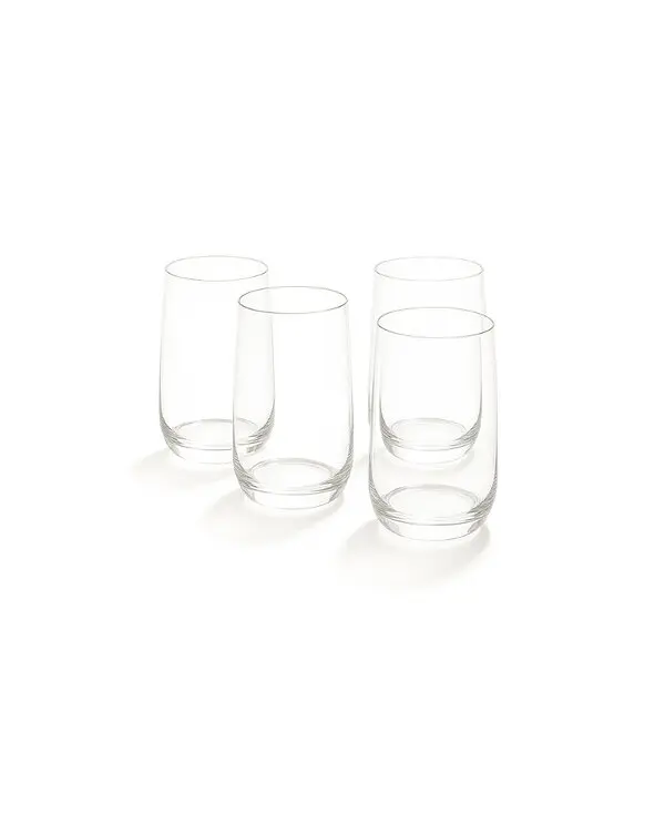 FLECK Tall Cremini Tumbler Set Of 4 - Clear