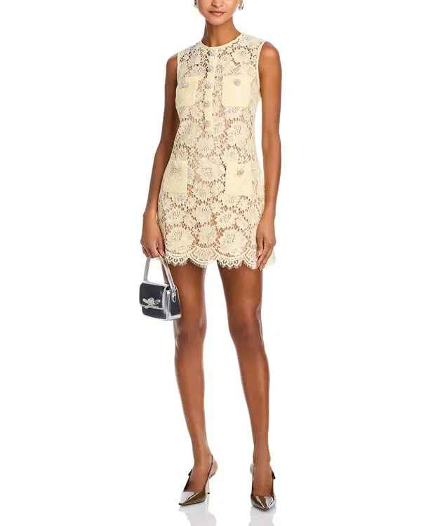 SELF-PORTRAIT Lace Mini Dress