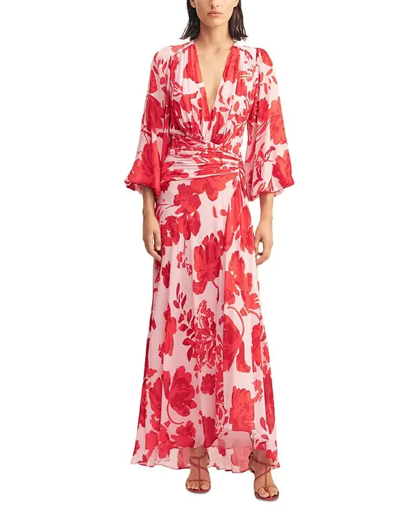 Shona Joy Aleyna Ruched Maxi Dress