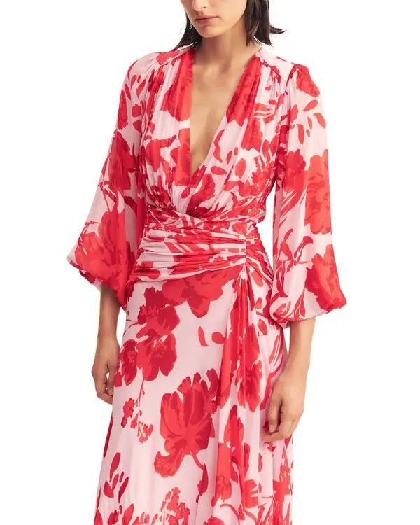 Shona Joy Aleyna Ruched Maxi Dress