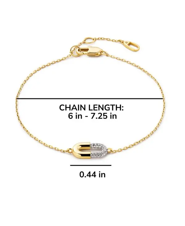 ANA LUISA Micropave Charm Blake Bracelet