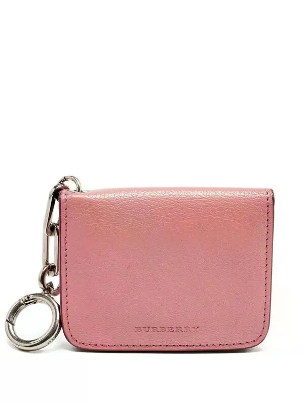 Burberry Leather Card Case Bag - Pink