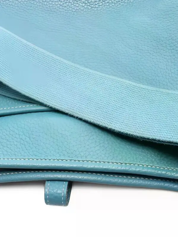 Hermès 2010 Evelyn Iii Perforated Cross Body Bag - Blue