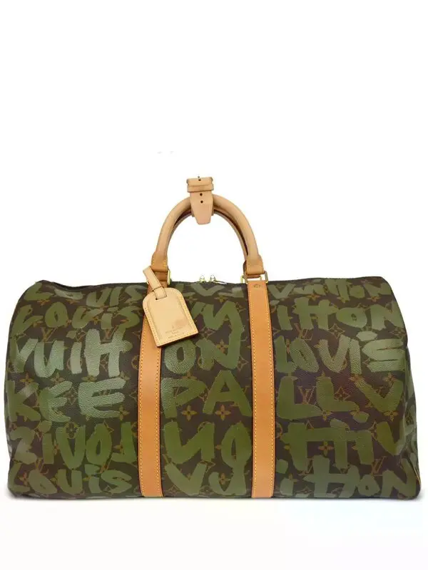 LOUIS VUITTON X Stephen Sprouse Keepall 50 Travel Bag - Brown
