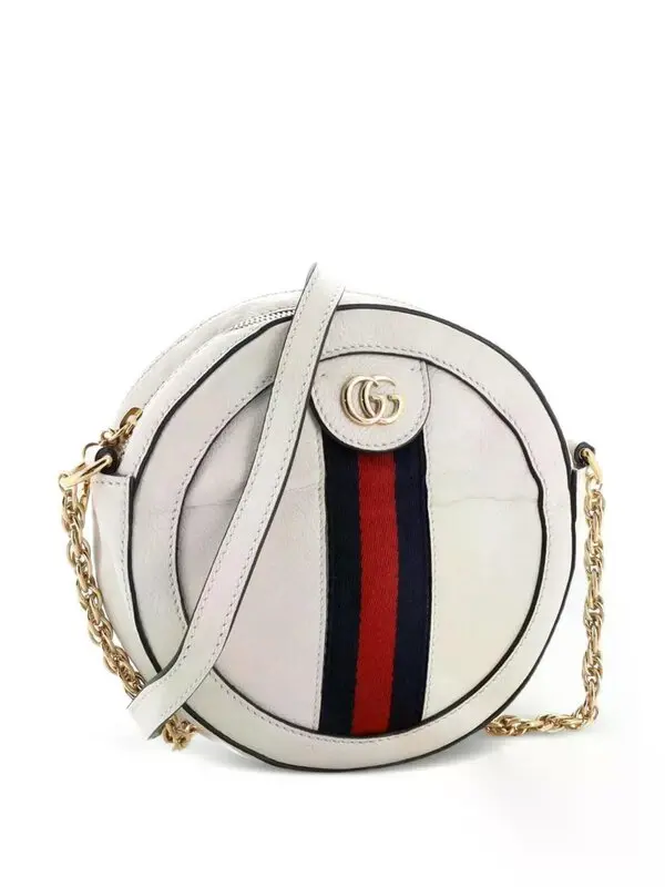 Gucci Ophidia Round Mini Crossbody Bag - Neutrals