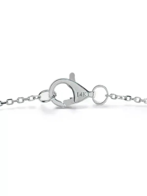 LB EXCLUSIVE 14k White Gold Diamond Chain Bracelet - Silver