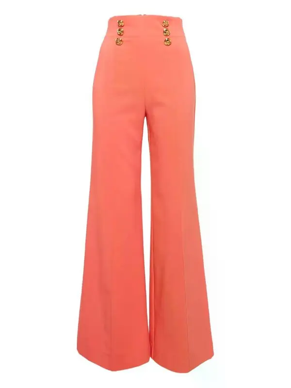 Elisabetta Franchi Flared Button Trousers