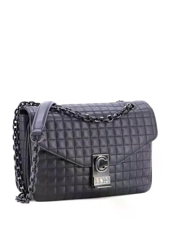 Celine C Bag Quilted Leather Medium Shoulder Bag