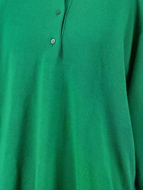 Vintage Cashmere Polo Sweater
