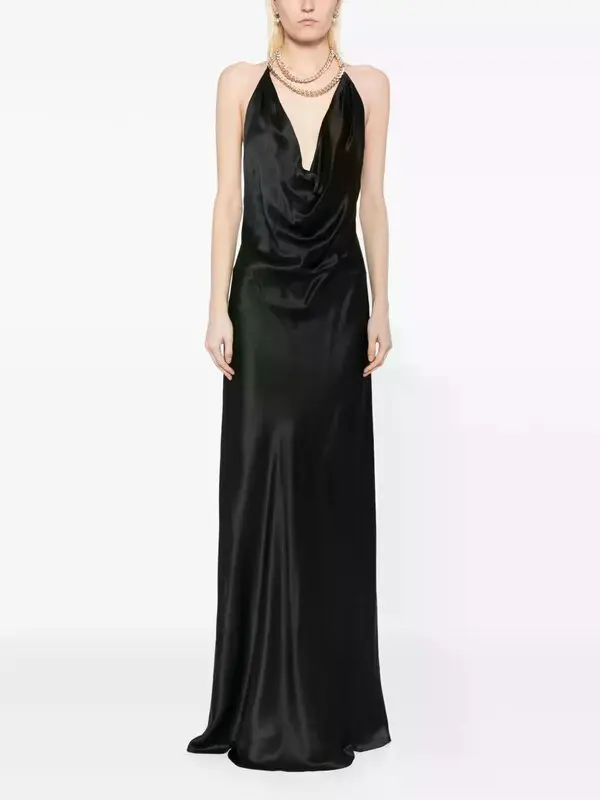Michelle Mason Halterneck Gown