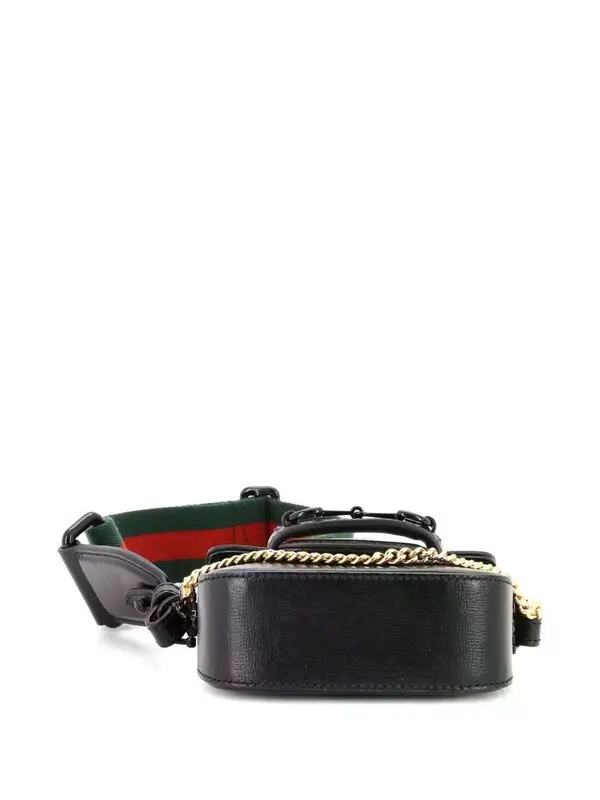 Gucci Horsebit 1955 Flap Wallet With Strap - Black