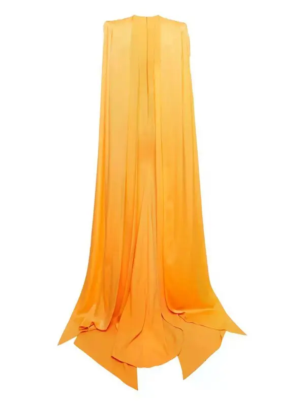Alex Perry Cape-sleeve Gown