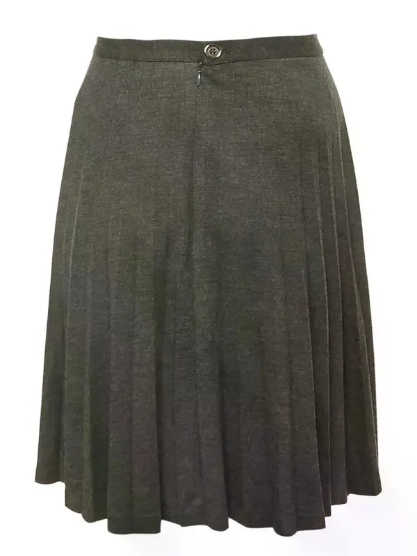 Burberry Pleated Midi Skirt
