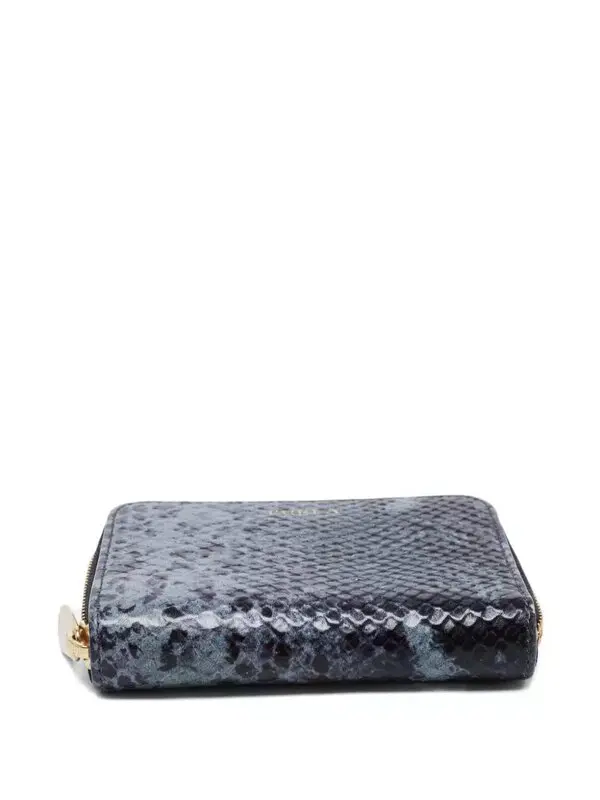 Furla Python-effect Zip Wallet