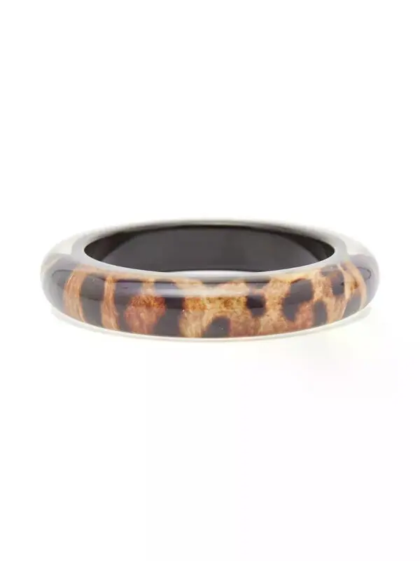 Dolce & Gabbana Leopard-print Bangle Bracelet