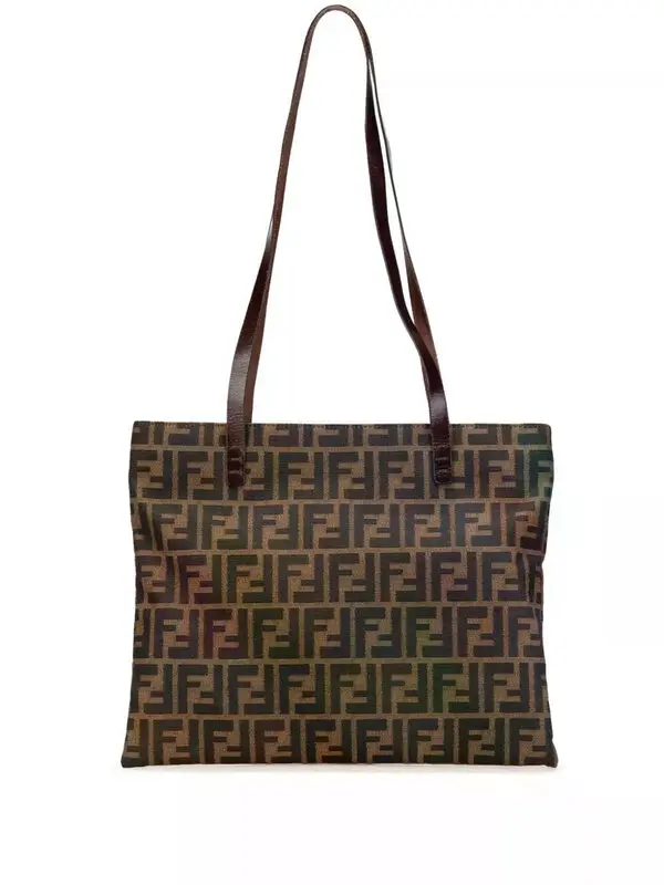 Fendi 2000-2010 Zucca Canvas Tote Bag