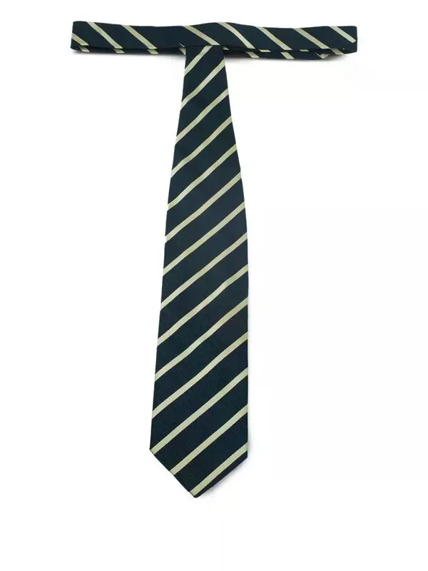 Giorgio Armani Striped Neck Tie - Neutrals