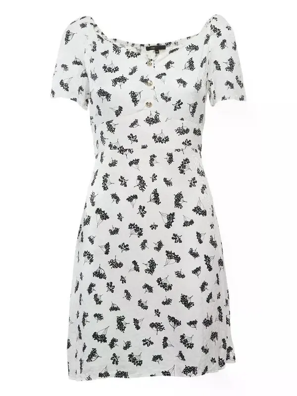Maje Floral-print Mini Dress