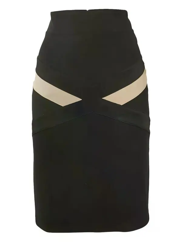 Roberto Cavalli Panelled Pencil Skirt