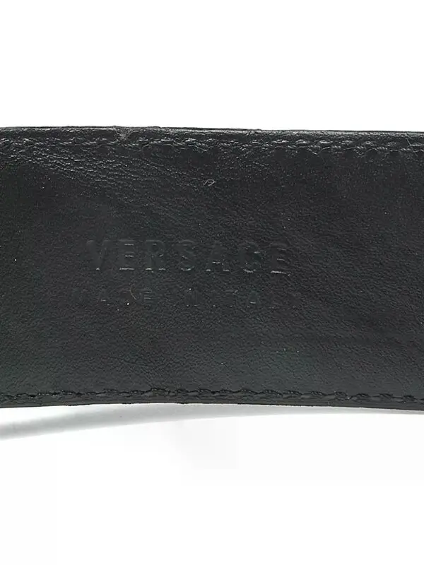Versace La Medusa Leather Belt