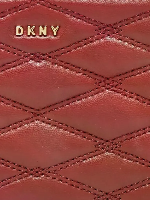 Dkny Quilted Leather Wallet