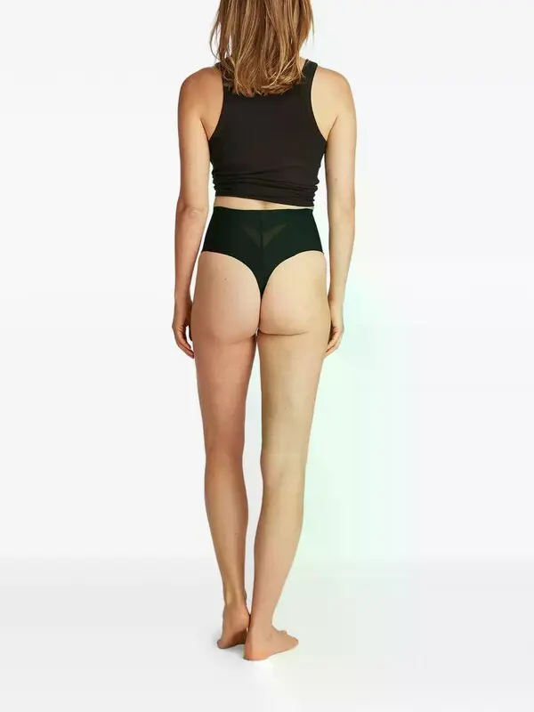 Calvin Klein Logo Sheer Briefs - Black