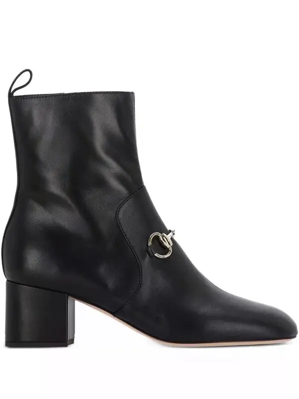 Gucci 55mm Horsebit Ankle Boots