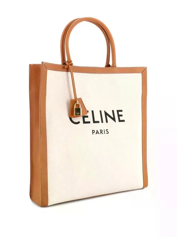 Celine Vertical Cabas Large Tote Bag - Neutrals