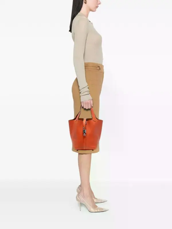 Hermès 2015 Clemence Picotin Lock 18 Handbag