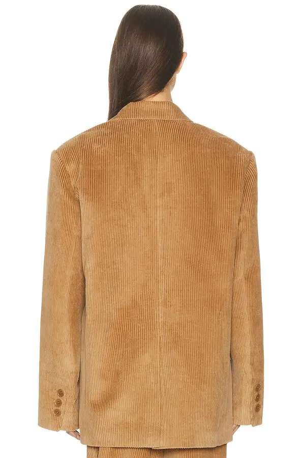 HELSA The Very Oversized Corduroy Blazer - Caramel