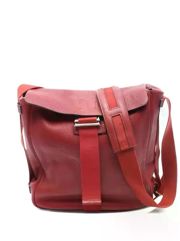 Hermès 2005 Tibet Vertical Mm Shoulder Bag - Red