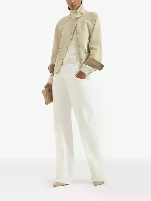 Brunello Cucinelli Button-up Jacket - Neutrals