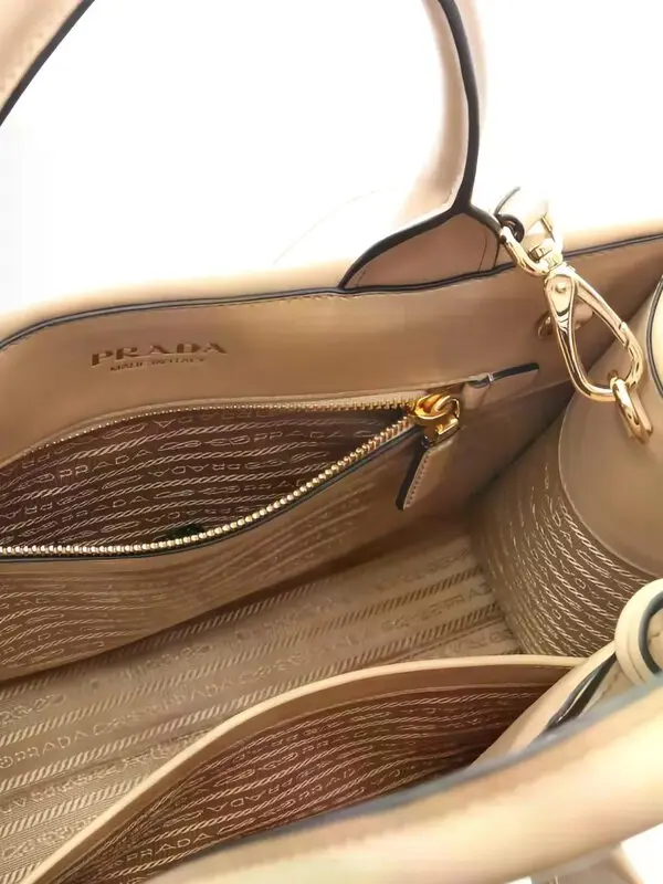 Prada 2010s Symbole-debossed Tote Bag