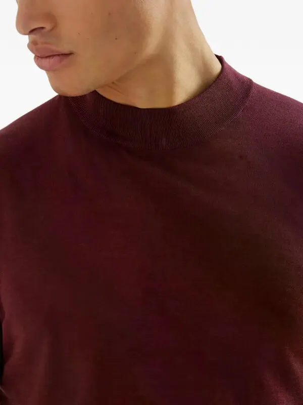 Brunello Cucinelli Mock-neck Knit T-shirt