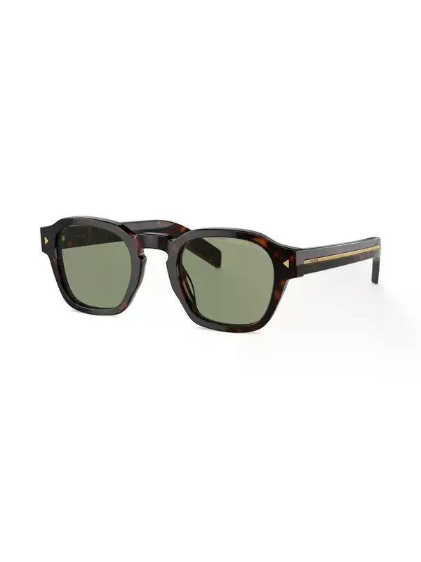 Prada Square-frame Sunglasses - Brown