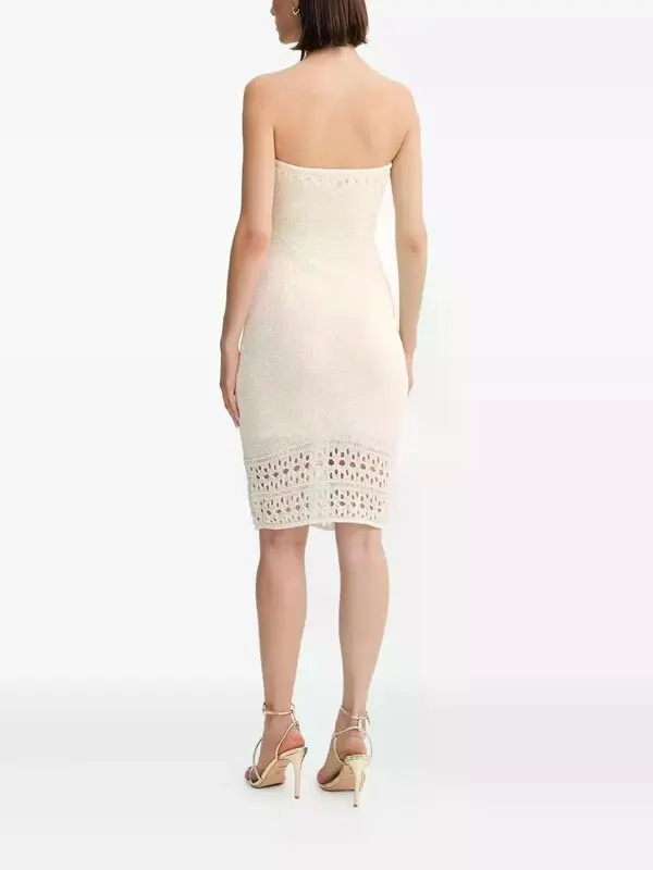 Guess Leah Strapless Midi Dress