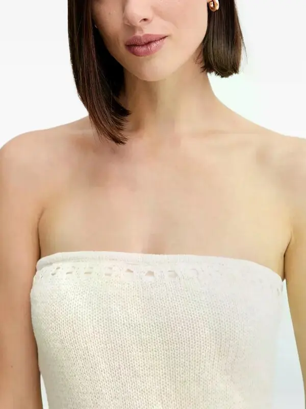 Guess Leah Strapless Midi Dress