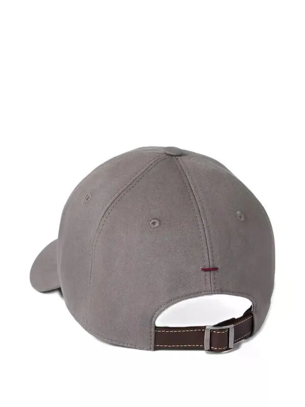 Brunello Cucinelli Embroidered Logo Baseball Cap - Grey