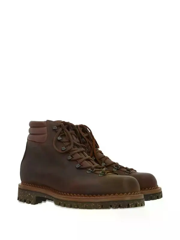 YUKETEN Leather Lace-up Boots