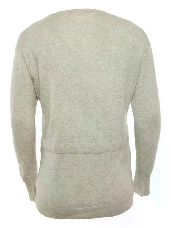 Alexander McQueen V-neck Long Sleeve Sweater