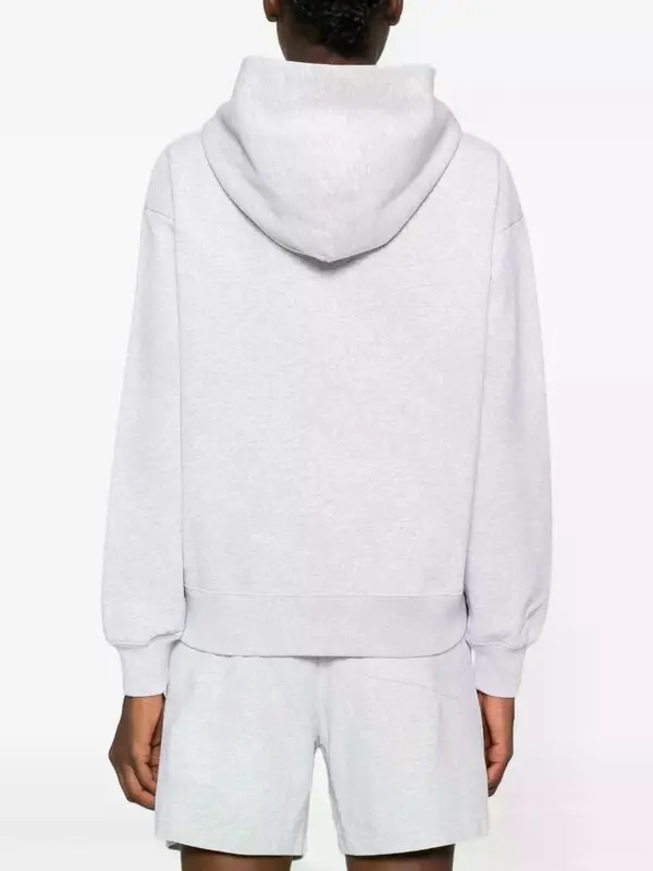 SPORTY & RICH California Emblem Zip-up Hoodie - Grey