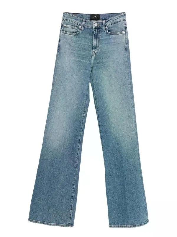 7 For All Mankind Modern Dojo Five-pocket Jeans - Blue