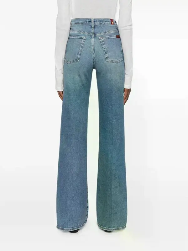 7 For All Mankind Modern Dojo Five-pocket Jeans - Blue