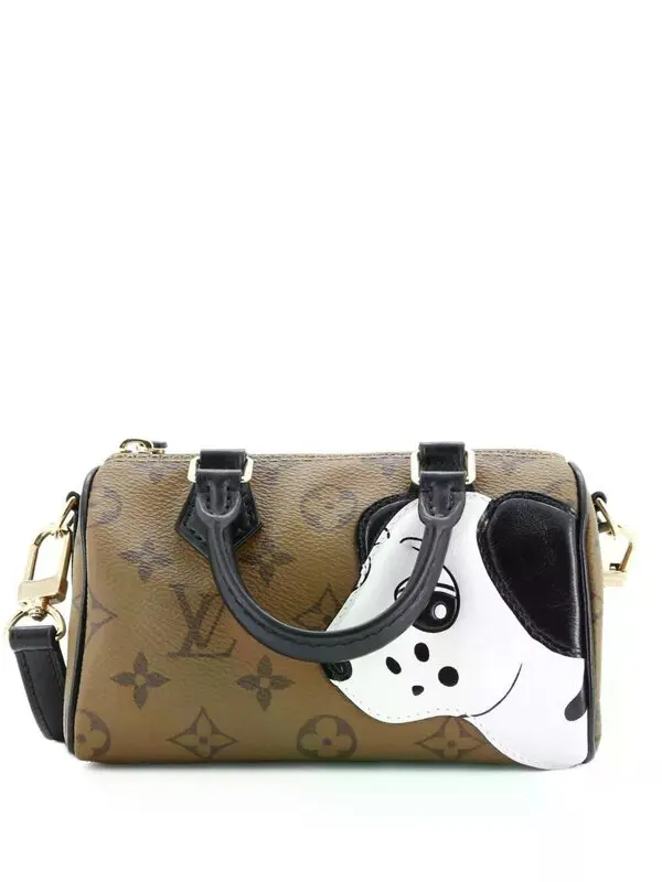 LOUIS VUITTON Speedy Bandouliere Nm Bag Limited Edition Sun Yitian Reverse Monogram Canvas Nano - Brown