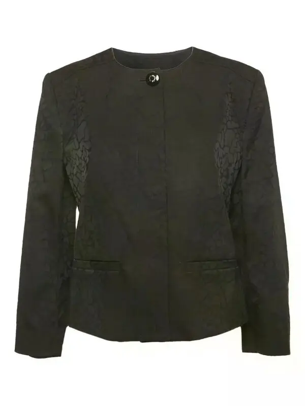Versace Jacquard-pattern Tailored Jacket