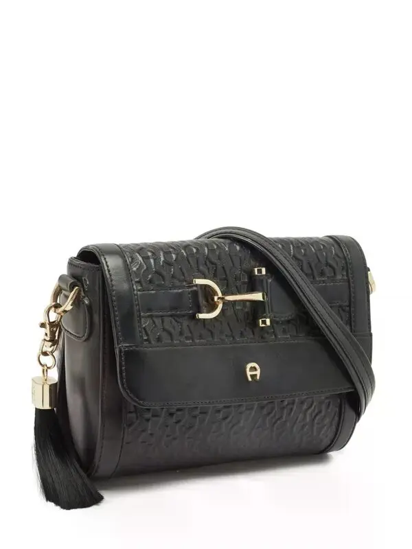 AIGNER Embossed-logo Crossbody Bag