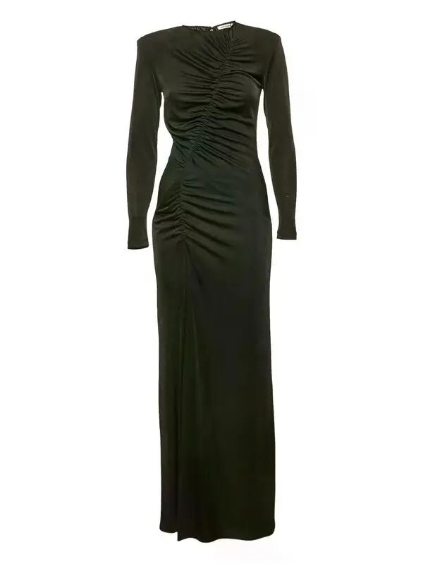 THE NEW ARRIVALS ILKYAZ OZEL Ruched Maxi Dress