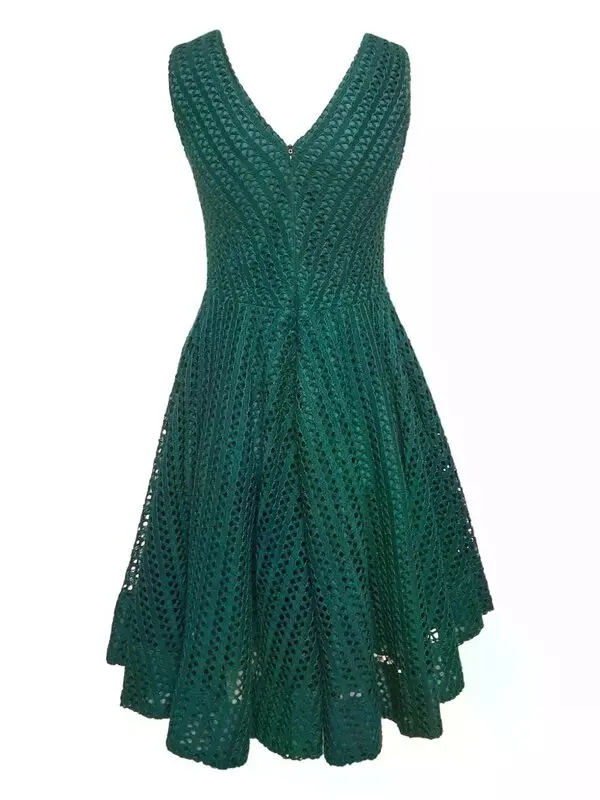 Sandro Crochet V-neck Dress