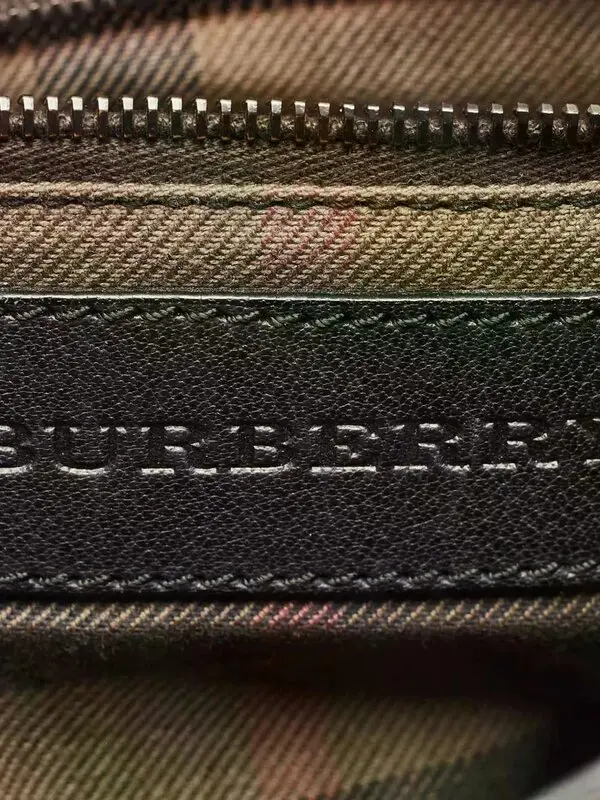 Burberry Leather Messenger Bag